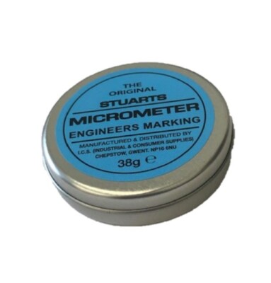 38g Tin Of Stuarts Blue Micrometer Engineers Marking Blue Direct From ...