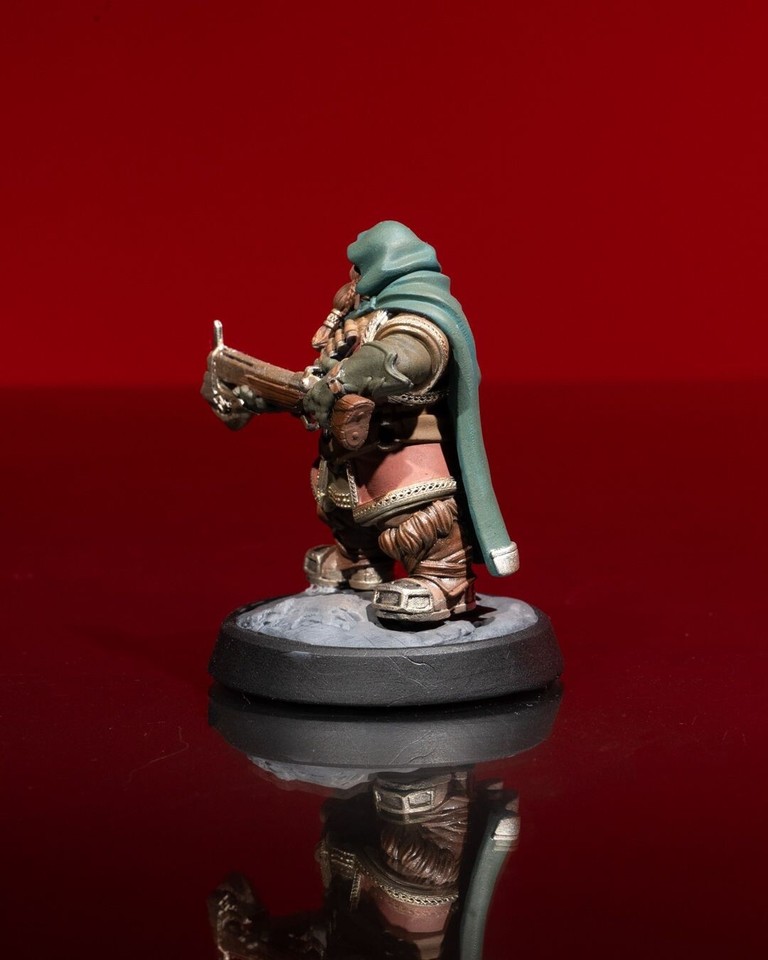 Dwarven Ranger Hooded - Ice and Fire - 32mm Unpainted DnD Miniatures | eBay