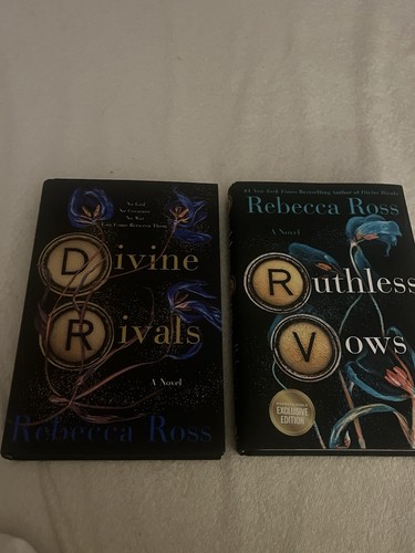 Divine Rivals & Ruthless Vows By Rebecca Ross, Hardcover First Edition ...