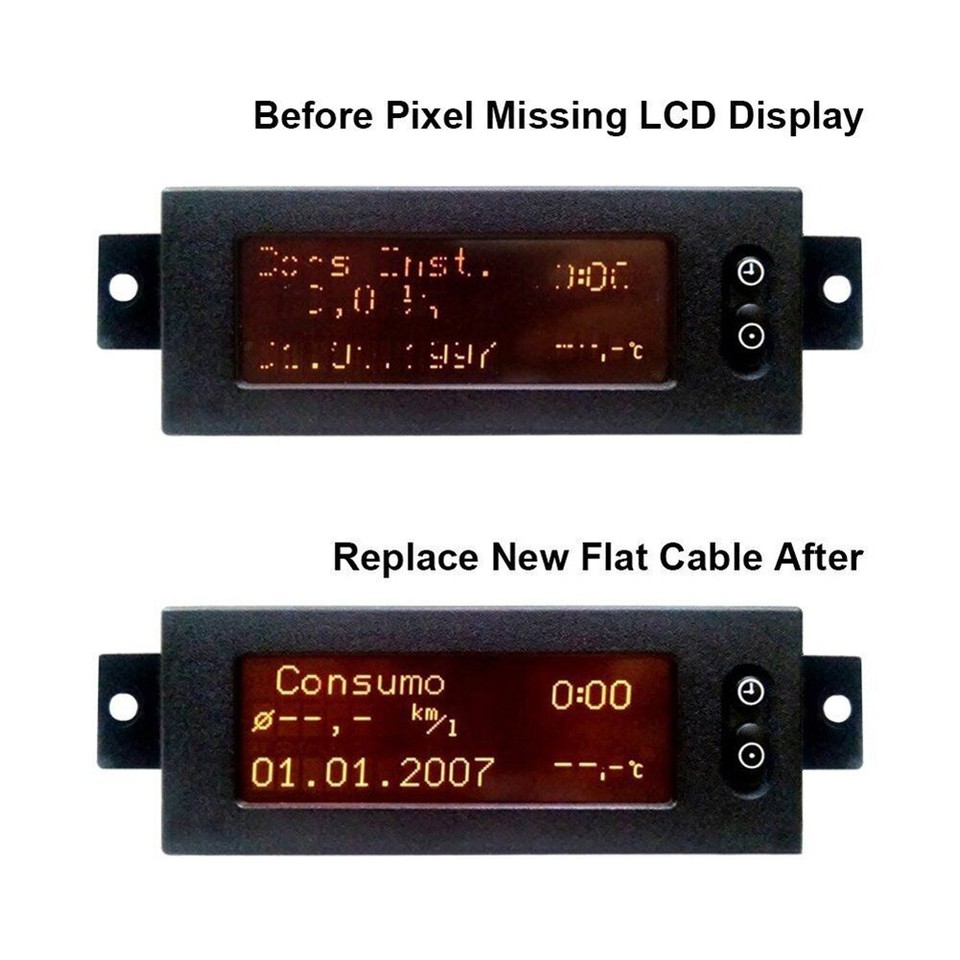 1PC LCD Display Ribbon Cable Flat LCD Connector For Holden For Astra AH ...