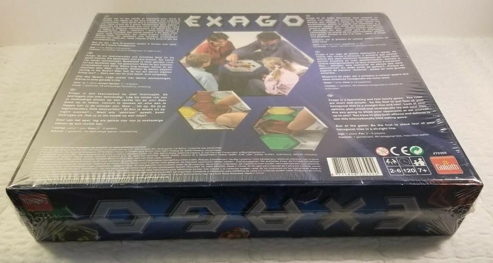 NEW EXAGO Family Game of Strategy by Goliath 2 to 6 Players Ages 7 ...