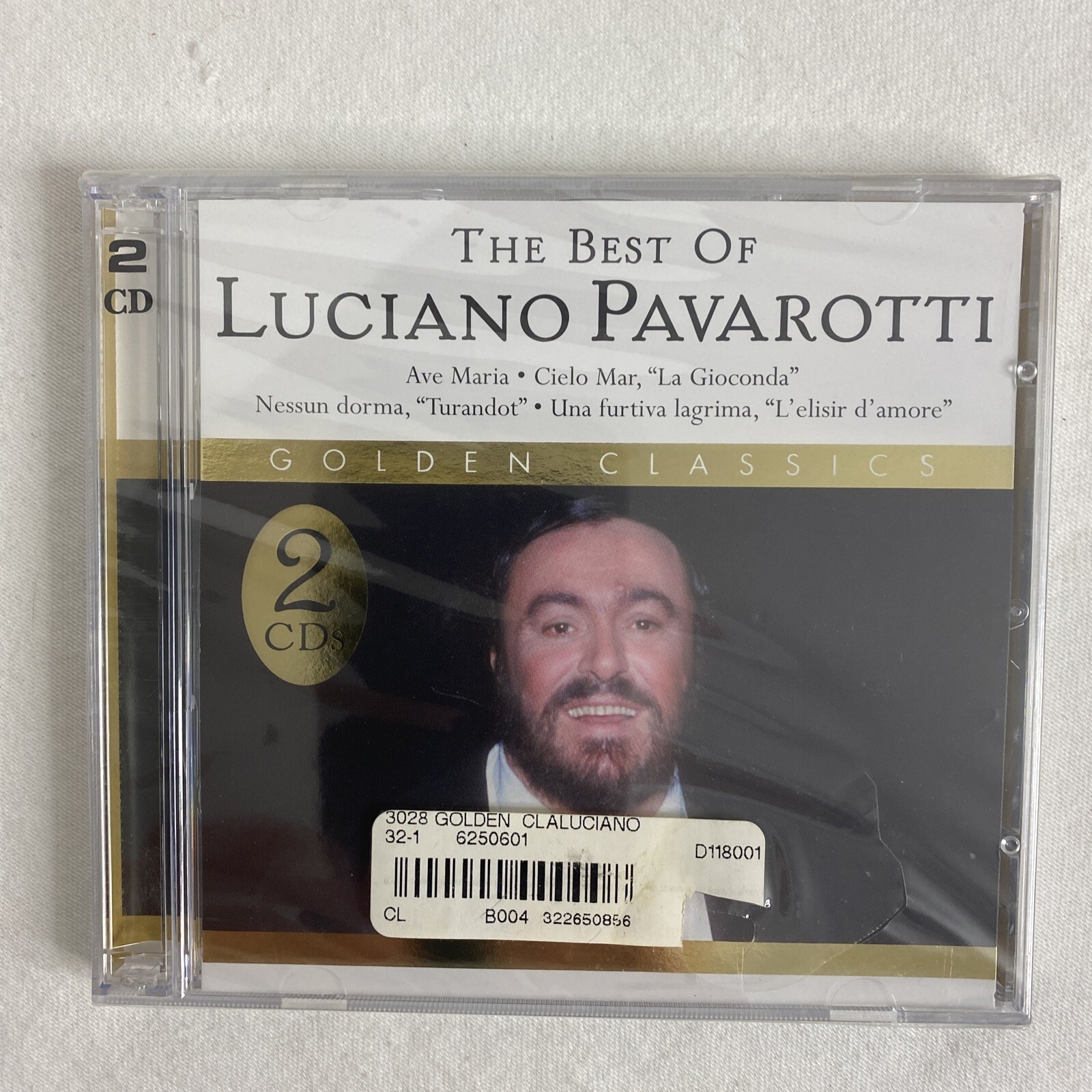 Best of Luciano Pavarotti [Madacy] (CD, Jan-2004, 2 Discs, Madacy ...