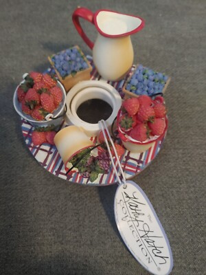 The Kathy Hatch Collection Candle Capper Strawberries Blueberries New ...