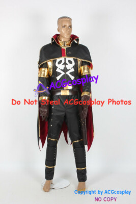 Space Pirate Captain Harlock Captain Harlock Cosplay Costume faux ...