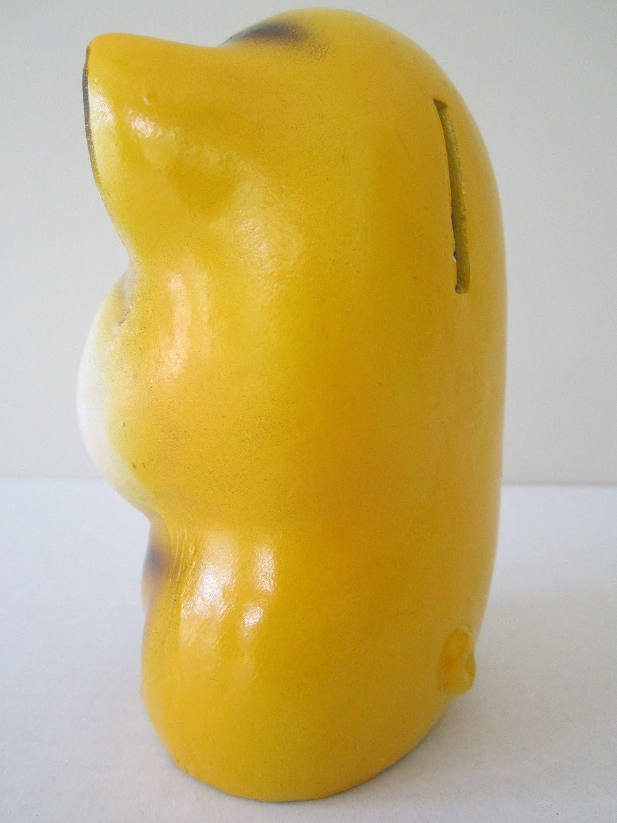 VTG Anthropomorphic Tiger Cat Coin Bank Big Eyes Tabby Kitty RARE ...