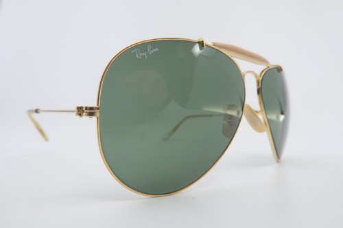 B&L Ray-Ban aviator sunglasses ref. L2112 XPAW size 62-14 Etched lenses ...