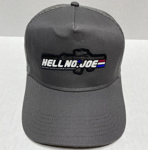 Hell No Joe Gray Mesh Back Hat Cap Pro 2nd Amendment | eBay