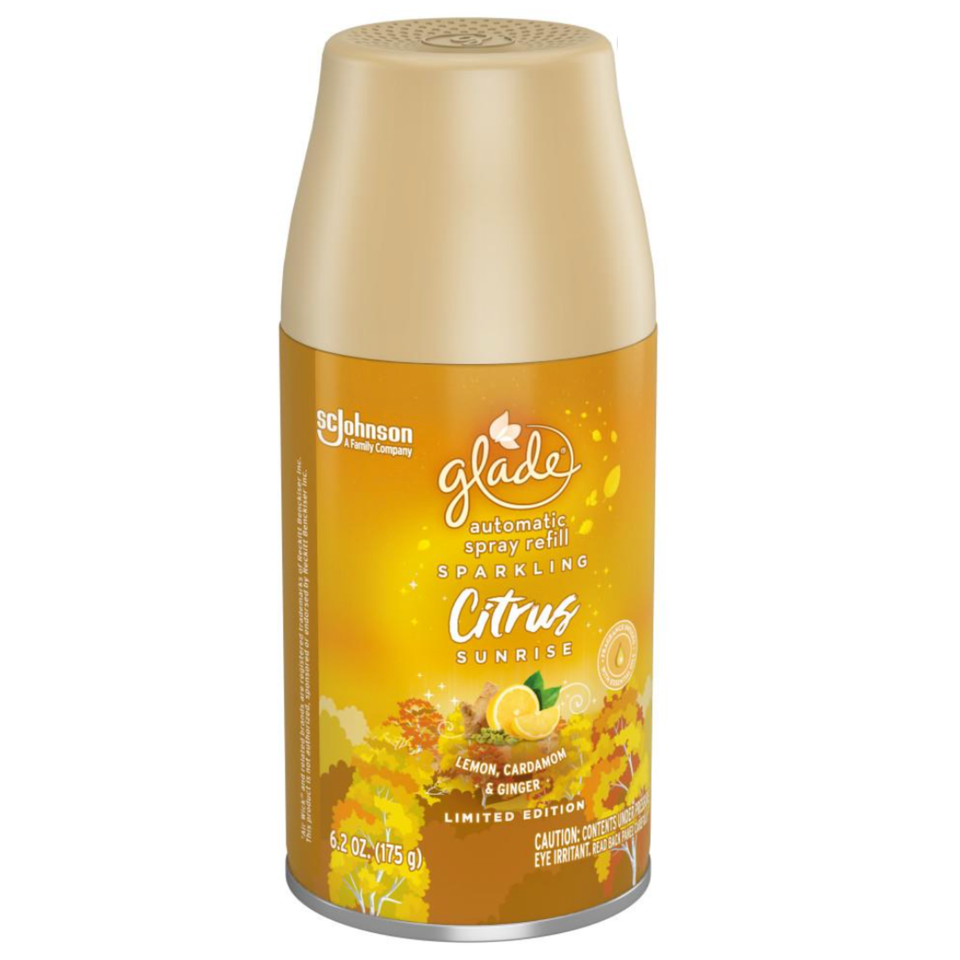 3 Glade Sparkling Citrus Sunrise Automatic Spray Refill Lemon Cardamon ...