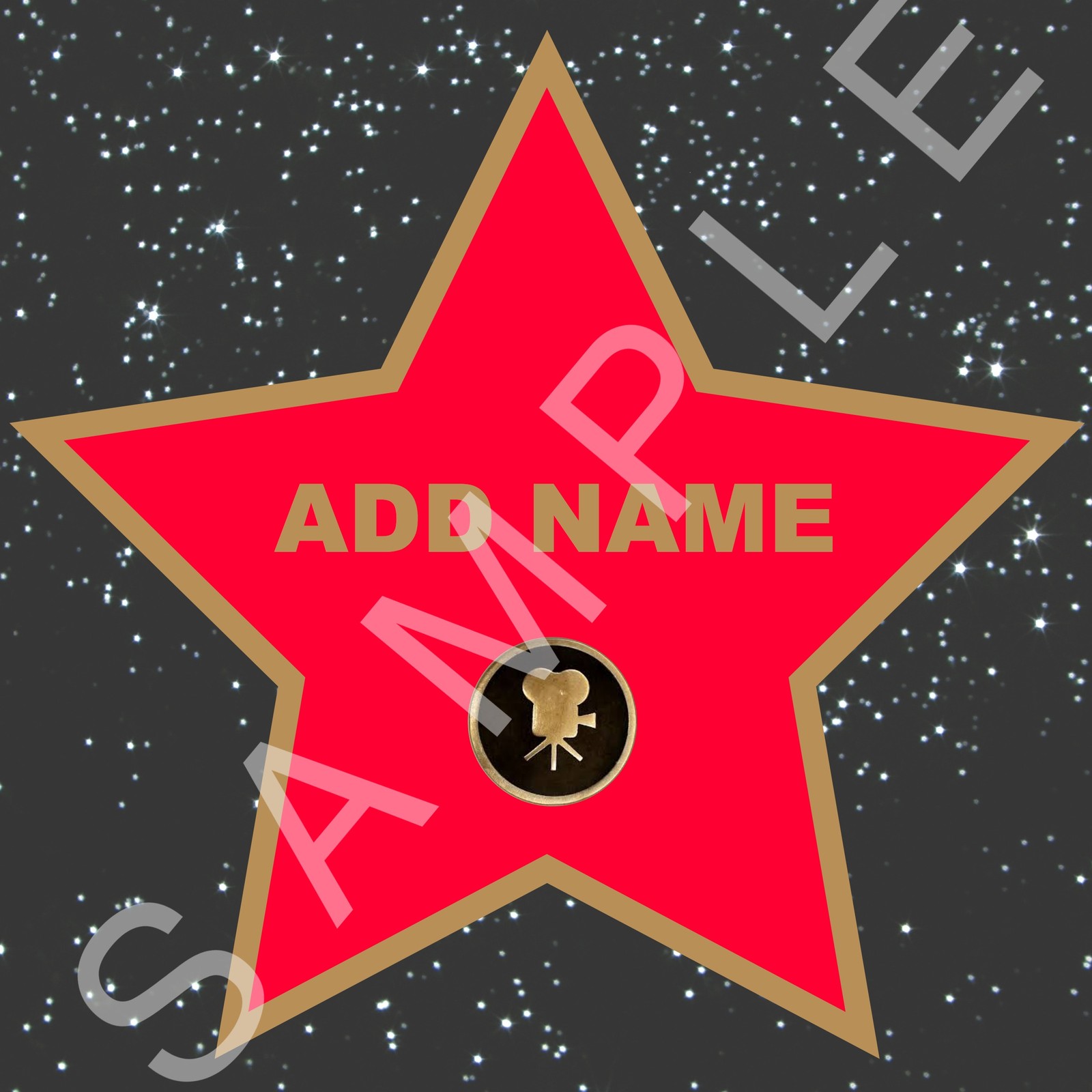 Hollywood Star Printable