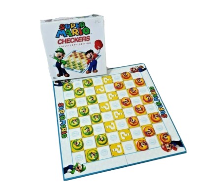 Super Mario Checkers Collector's Edition Board Game Official Nintendo ...