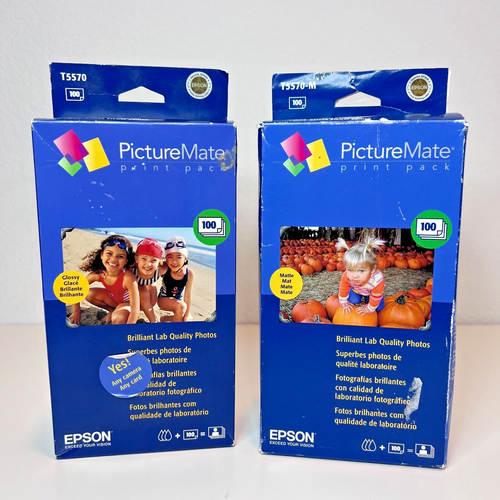 *BRAND NEW* Epson Picture Mate Print Pack T5570 & T5570-M 10343849952| eBay