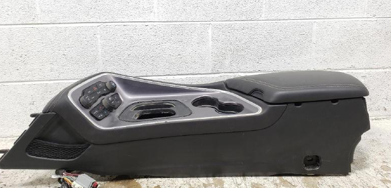 2015-2023 Dodge Challenger Floor Center Console Black | Genuine OEM