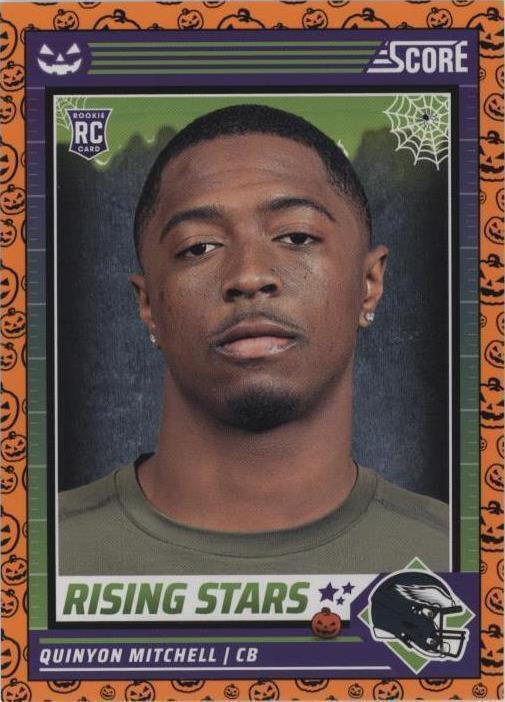 2024 Panini Score-A-Treat - Rising Stars Quinyon Mitchell #41 Orange ...