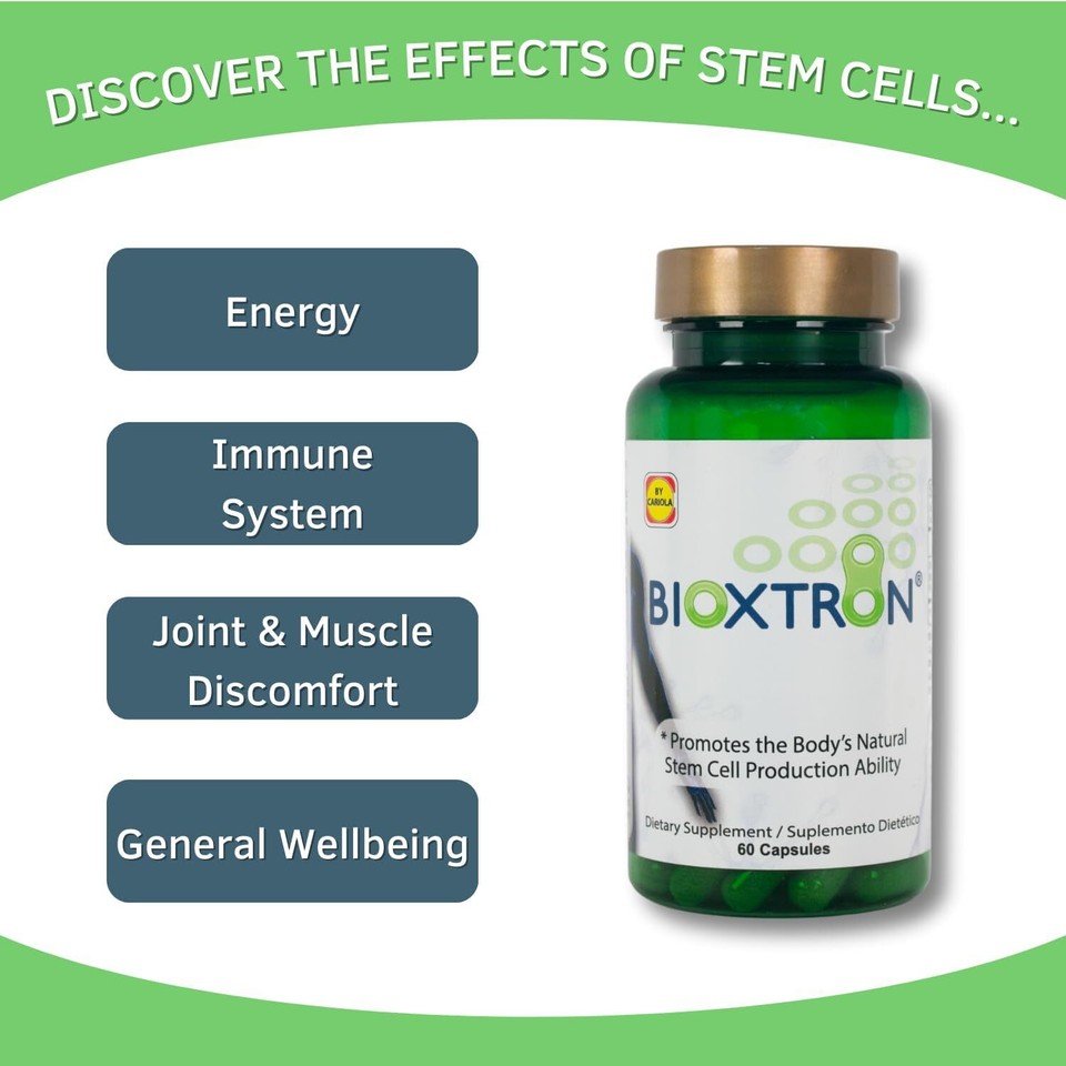 Bioxtron Natural AFA Stem Cell Supplement - 60 Count (Pack of 1 ...