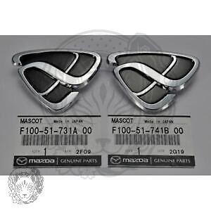 MAZDA RX-7 FD3S Efini Badge Emblem Front Rear Pairs Set Black OEM New ...