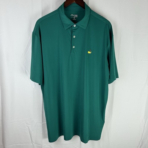 Masters Tech Polo Mens XL Green Golf Embroidered Logo Performance ...