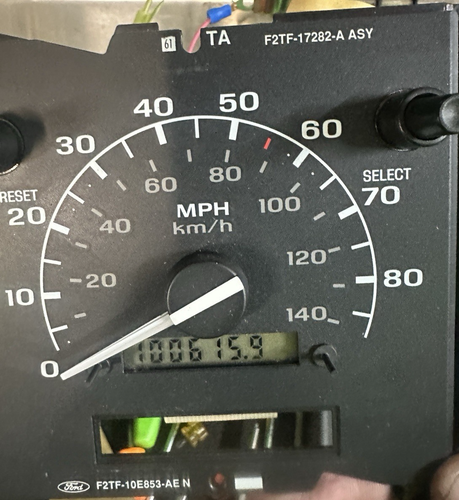 92-96 Ford F150 Speedometer 100,615 Miles OEM 93-94-95 F250 F350 PSOM ...