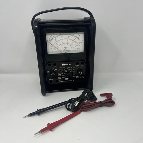 Simpson 260 Series 7 Meter with Classic Roll Top Case & Probes | eBay
