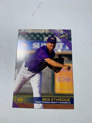 Ben Ethridge Card 2024 Fort Myers Mighty Mussels | eBay