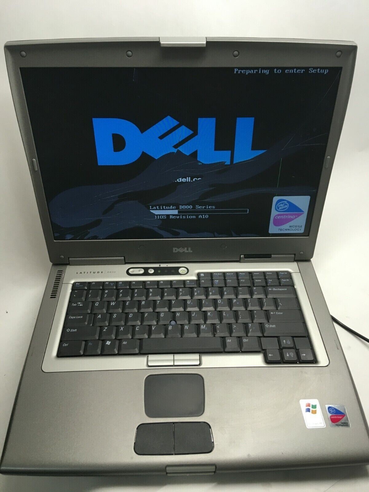 Dell Latitude D800 Intel Pentium M 1.70 GHz 512MB RAM Bad Battery No ...