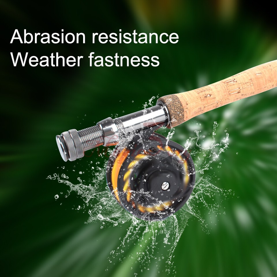 9FT Rod Reel Combo Outfit Fly Fishing Complete Full Kit Carry Bag Line ...