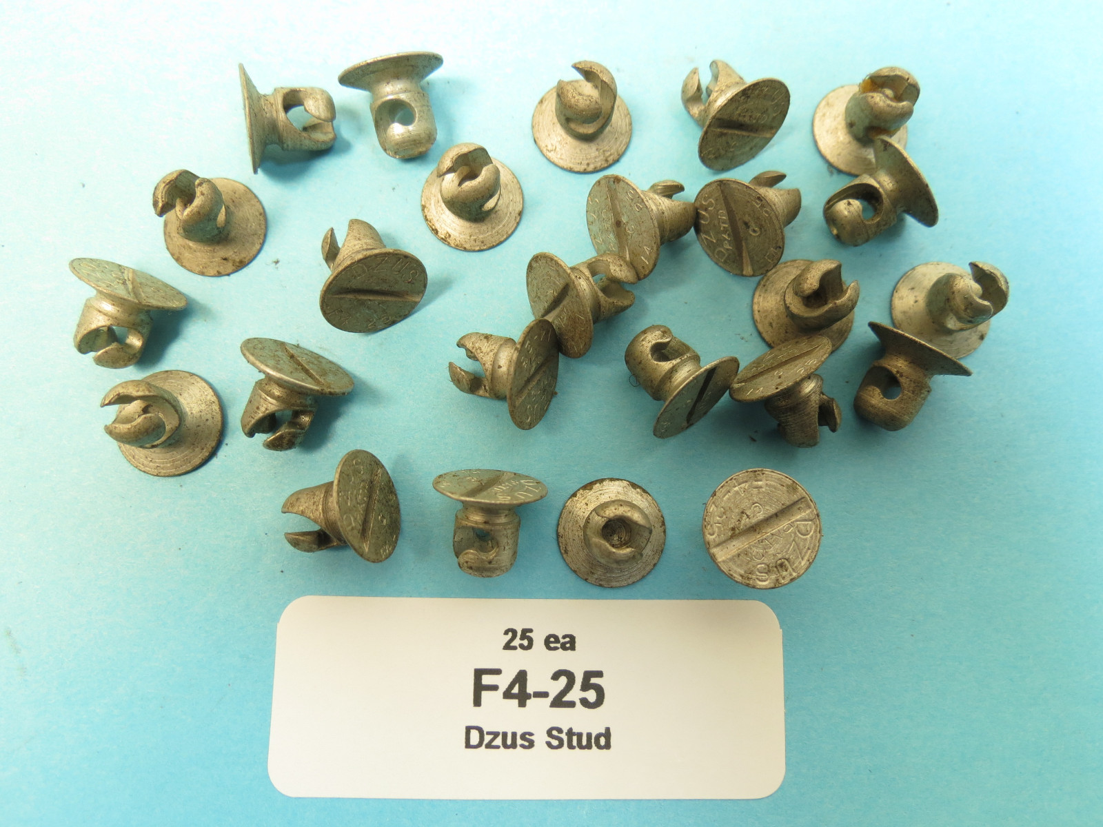 1/4” Diameter DZUS Countersunk Stud p/n: F4-25 Aircraft Race Sprint 25 ...