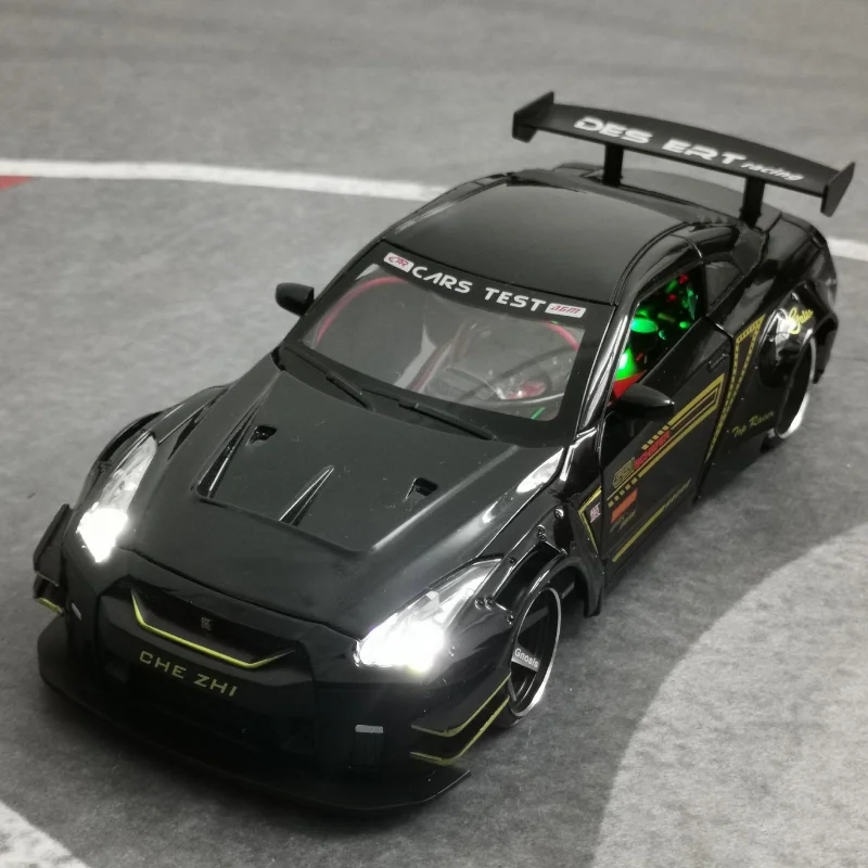 1/24 RC Drift Car Metal Body Shell AWD Metal Frame Brushed Motor Remote ...