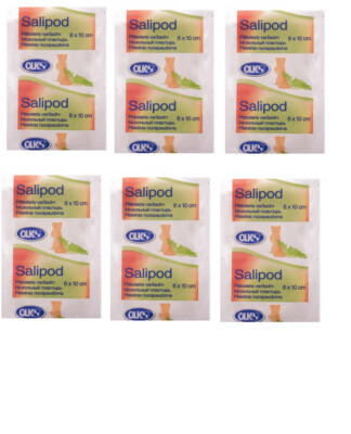 Salipod Patch for corns 6 cm x 10 cm, 6 pc removing dry calluses, corns ...