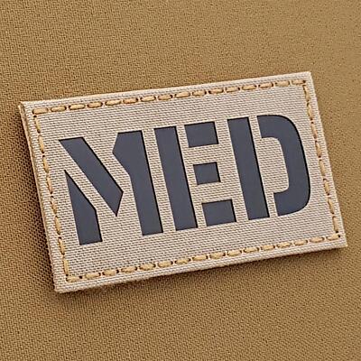 IR EMS MED Medical desert tan sand EMT paramedic morale tactical patch ...