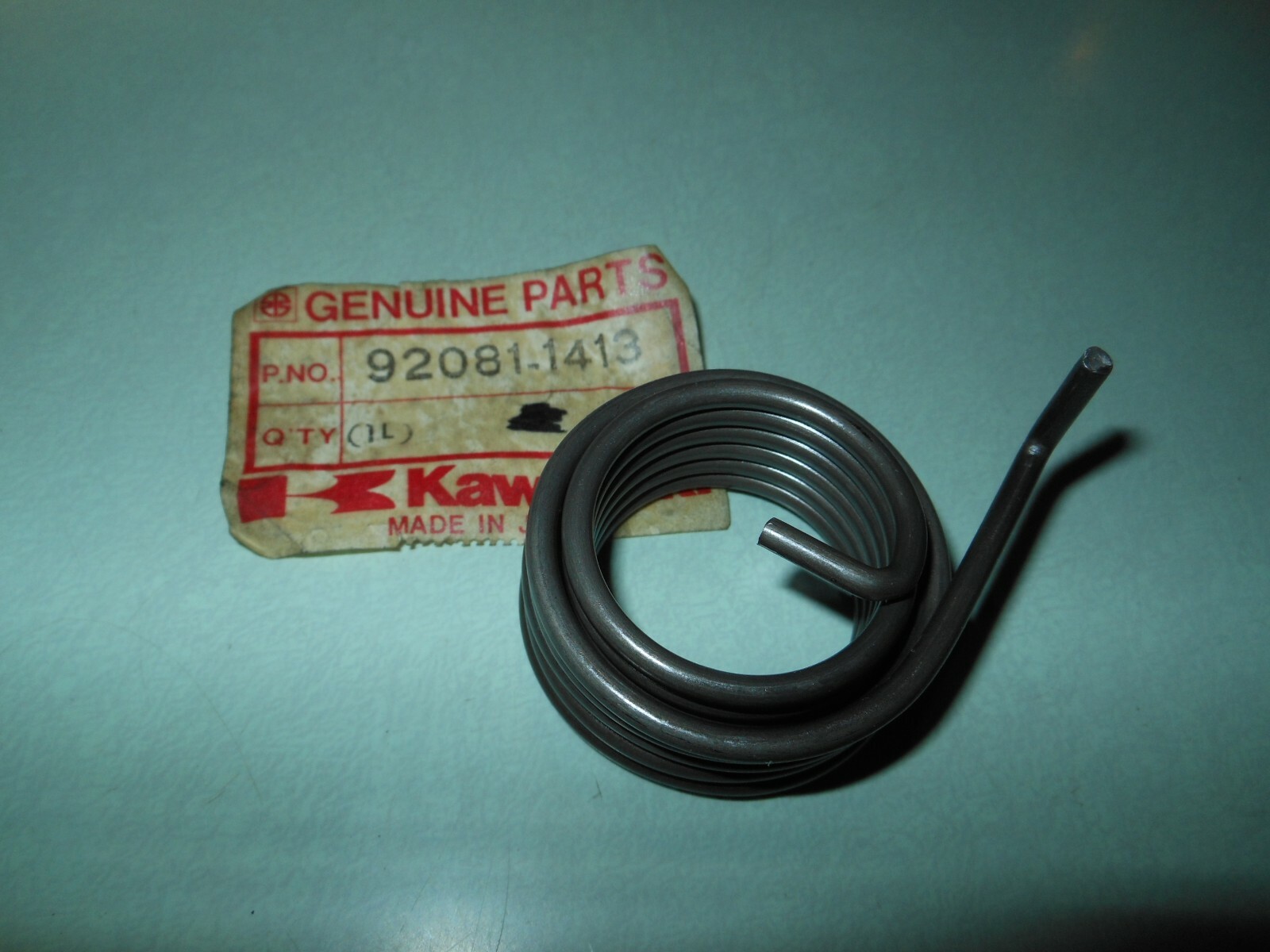 NOS OEM Kawasaki 82 84 KX125 MOTOCROSS Kick Starter Spring Qty.1 ...