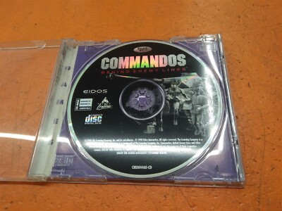 ⭐️⭐️⭐️⭐️⭐️ Commandos Behind Enemy Lines PC Game 1998 Not In Original ...