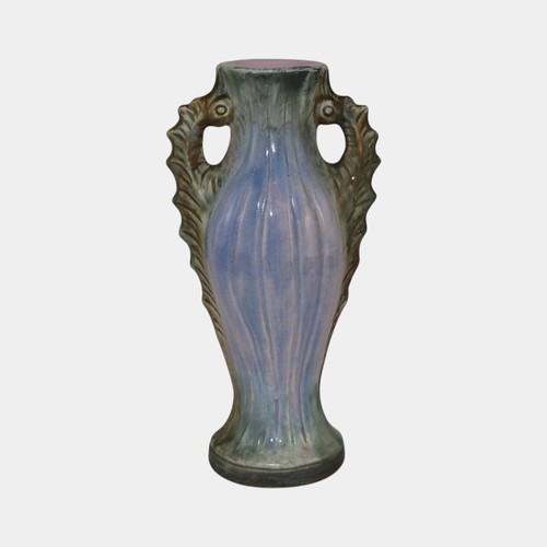 Weller Sabrinian 1920s Art Pottery Pastel Pink Green Seahorse Handles ...