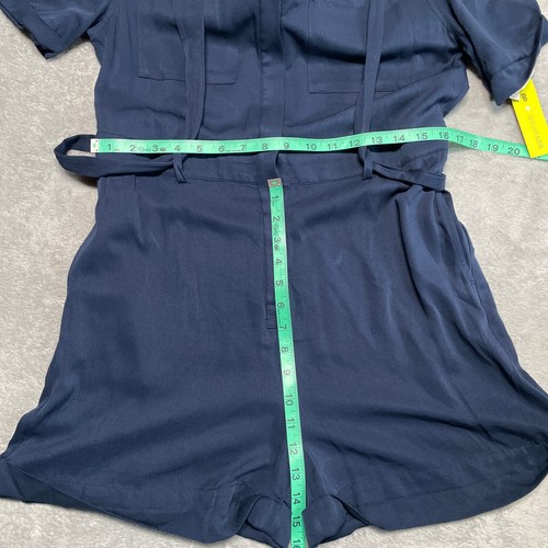 BP Wildfang Romper Womens Small Blue Navy Blazer Utility Casual Classic ...