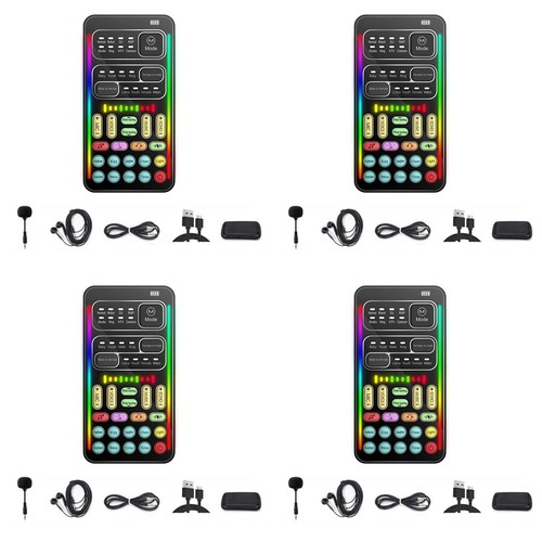 4X I9 Voice Changer Komplettset mit Mehreren Audioeffekten, Bluetooth ...