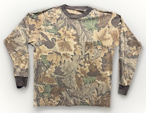 VTG Men's Large Realtree Advantage Camo Long Sleeve Pocket T-Shirt ...