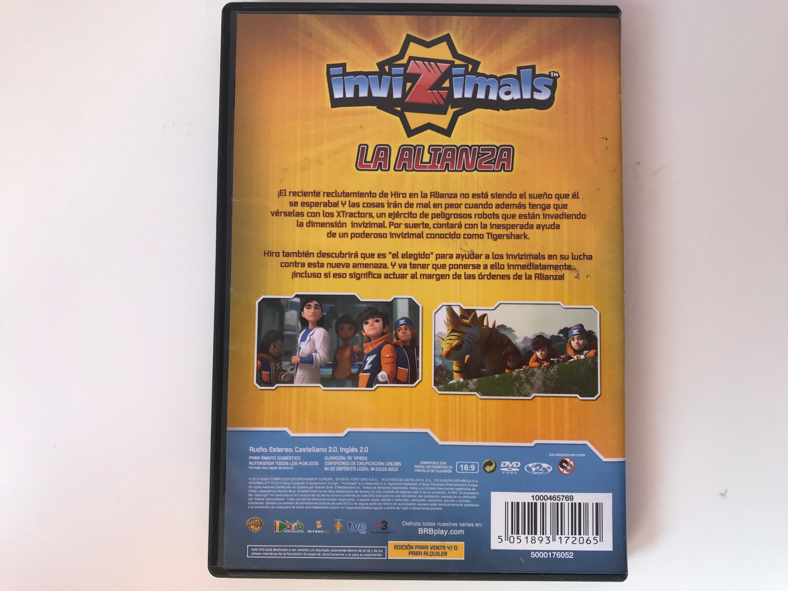 Invizimals DVD the Alliance - With Augmented Reality - Hiro of The ...