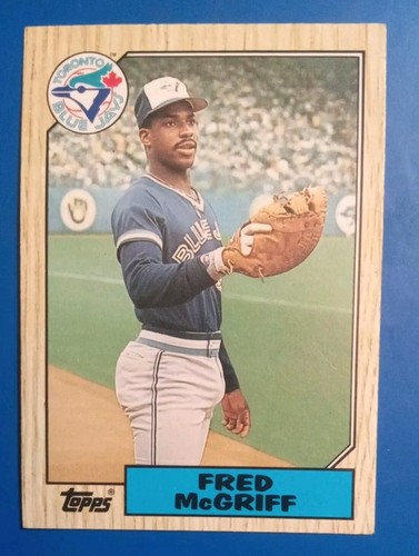1987 Topps Traded TIFFANY Fred McGriff Rookie Card #74T NM-MT FREE ...