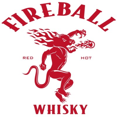 Fireball Whiskey Sticker ~ Water Bottle ~ Laptop ~ Tumbler ~ Vinyl ...