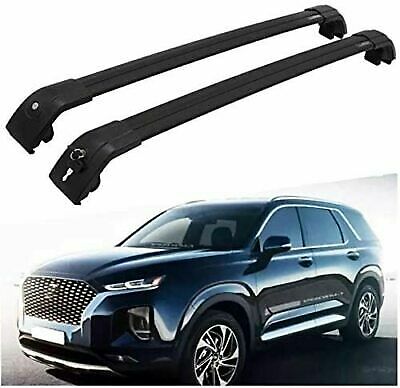 2Pcs Fits for Hyundai Palisade 2019 2020-2024 Roof Rail Rack Cross Bar ...