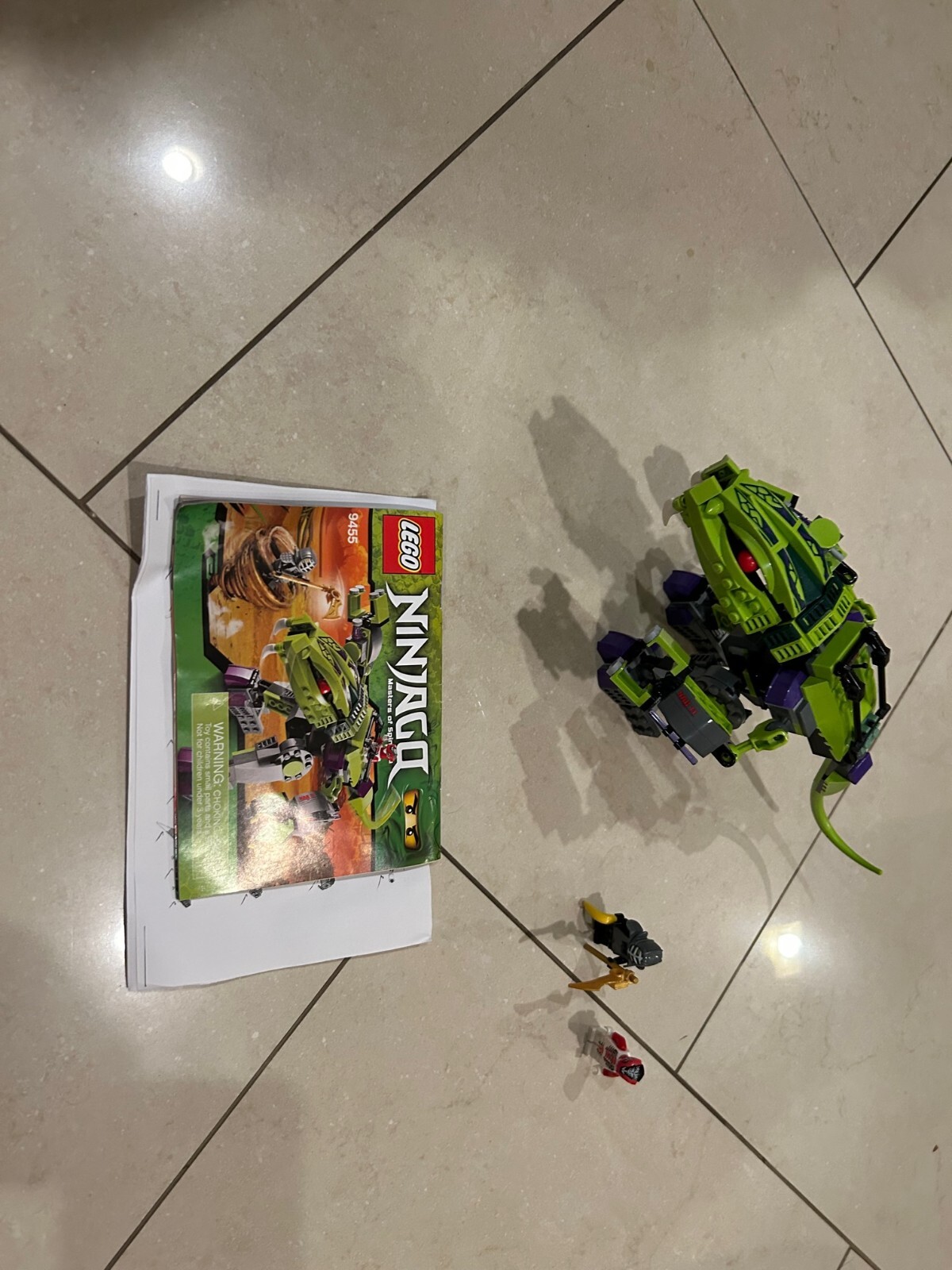 LEGO Ninjago 9455: Fangpyre Mech. 100% Complete, Retired Set from 2012 ...