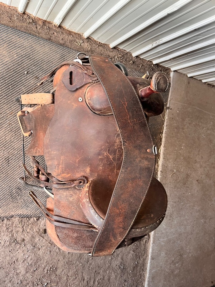 Double J Ranch Roper Roping Saddle Western | eBay