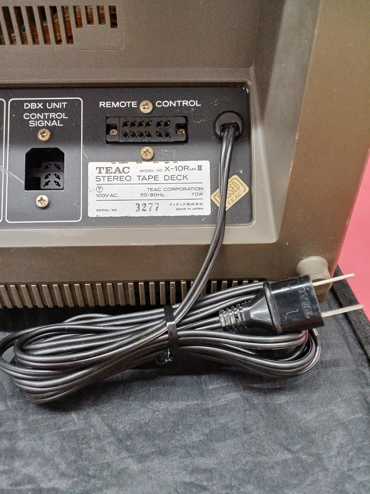 TEAC X-10RMKII Dual Capstan Drive Reel to Reel Tape Deck | eBay
