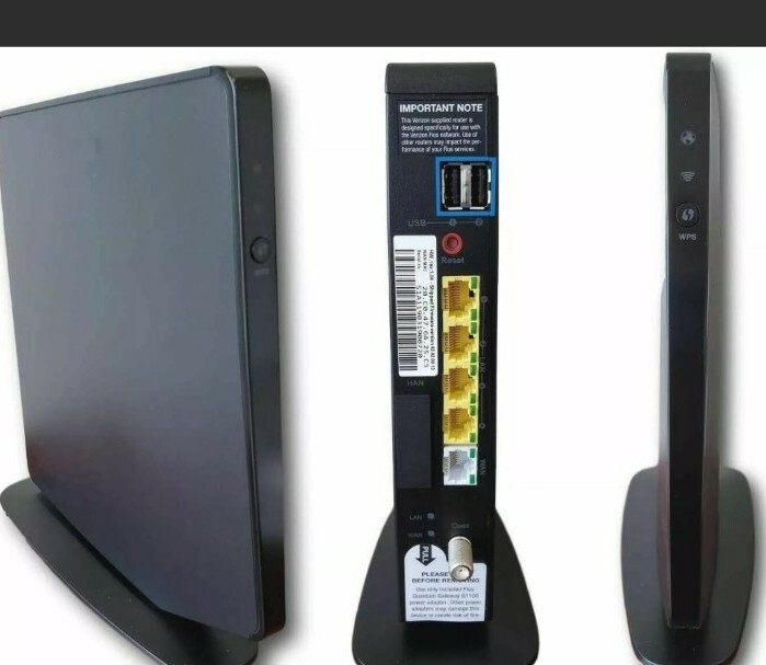 Verizon Fios Quantum Gateway 4-Port Wi-Fi Router - Black (FIOS-G1100 ...