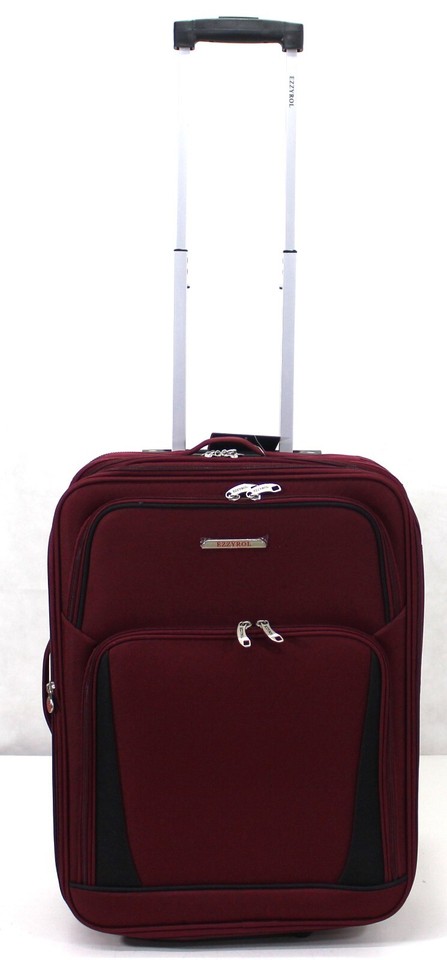 Set of 4 Suitcase 2 Wheel Lightweight Hand Luggage Travel Cabin Trolley ...