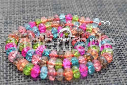 Beautiful 5x8mm Multicolor Tourmaline Gems Faceted Abacus Beads ...