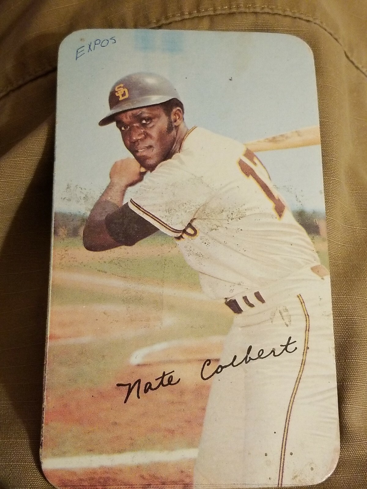 1971 TOPPS SUPER BASEBALL CARD #22 NATE COLBERT - SAN DIEGO PADRES | eBay
