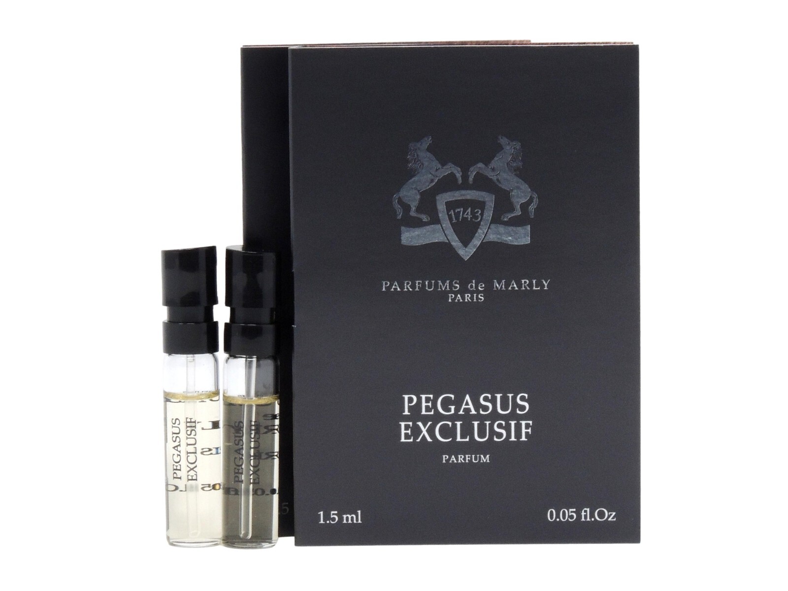 PDM PARFUMS DE MARLY PEGASUS EXCLUSIF 1.5ml .05fl oz x 2 COLOGNE SPRAY ...