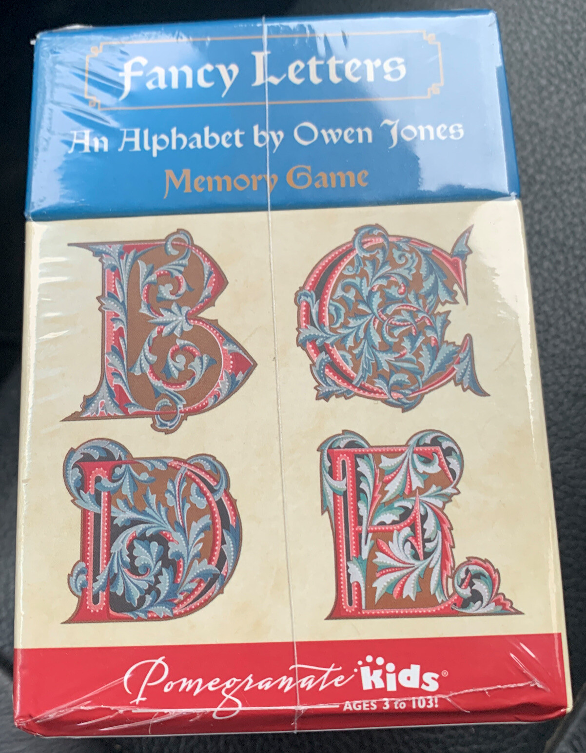 Fancy Letters An Alphabet By Owen Jones Memory Game New Sealed | eBay