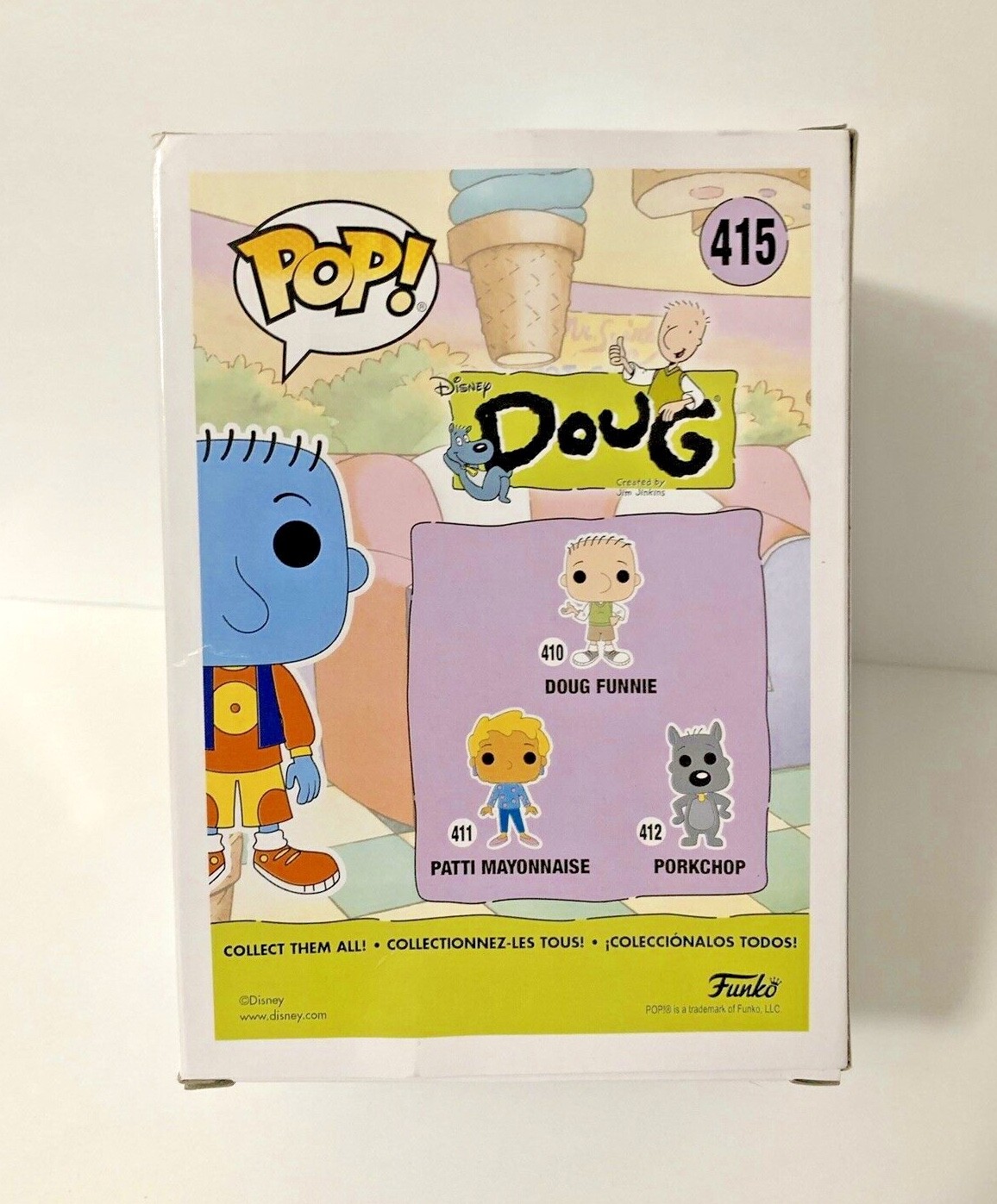 Funko Pop Disney Doug #415 Skeeter Valentine SDCC 2018 Summer ...