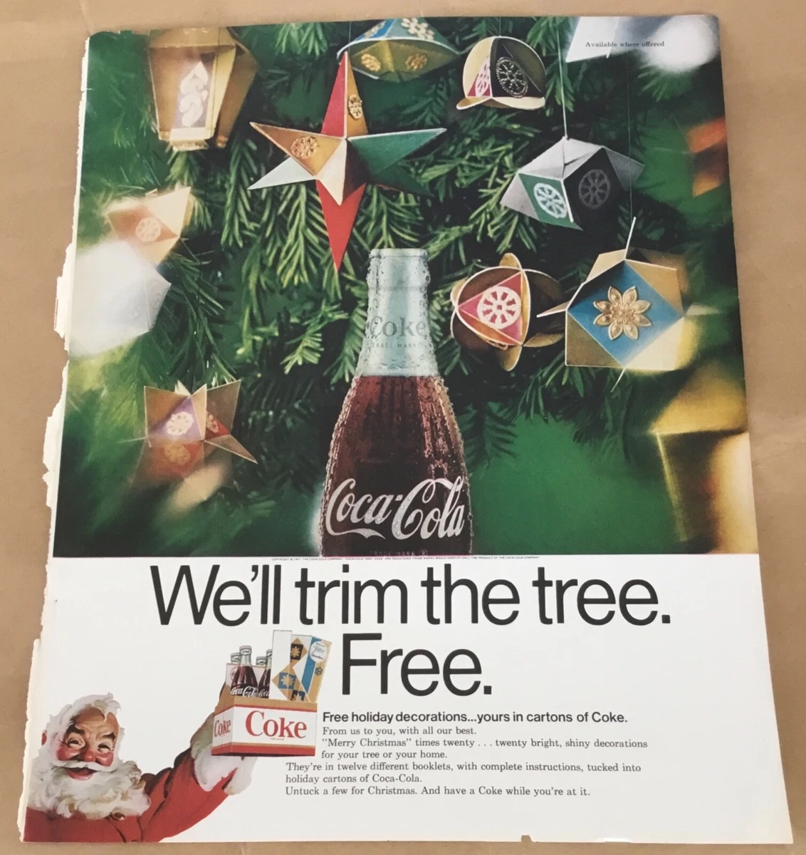 Coca Cola Christmas Tree Commercial